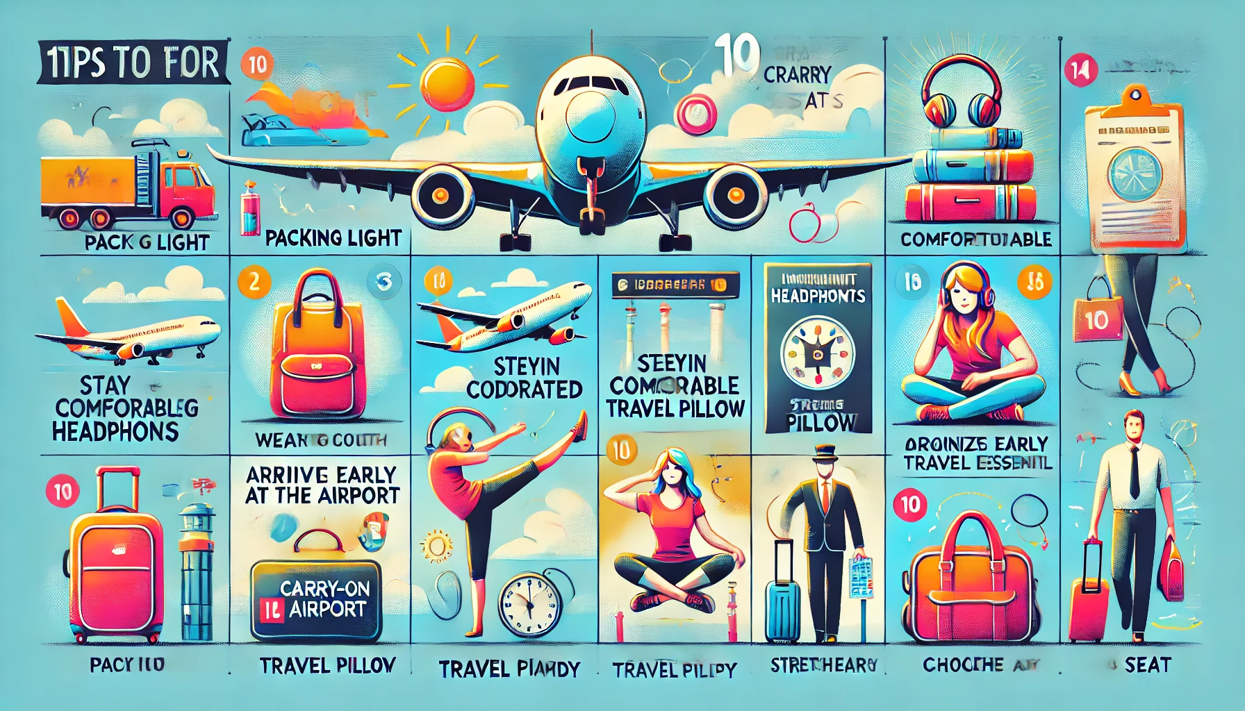10 Consejos para viajar en avión | Barbiebac Blog de Viajes